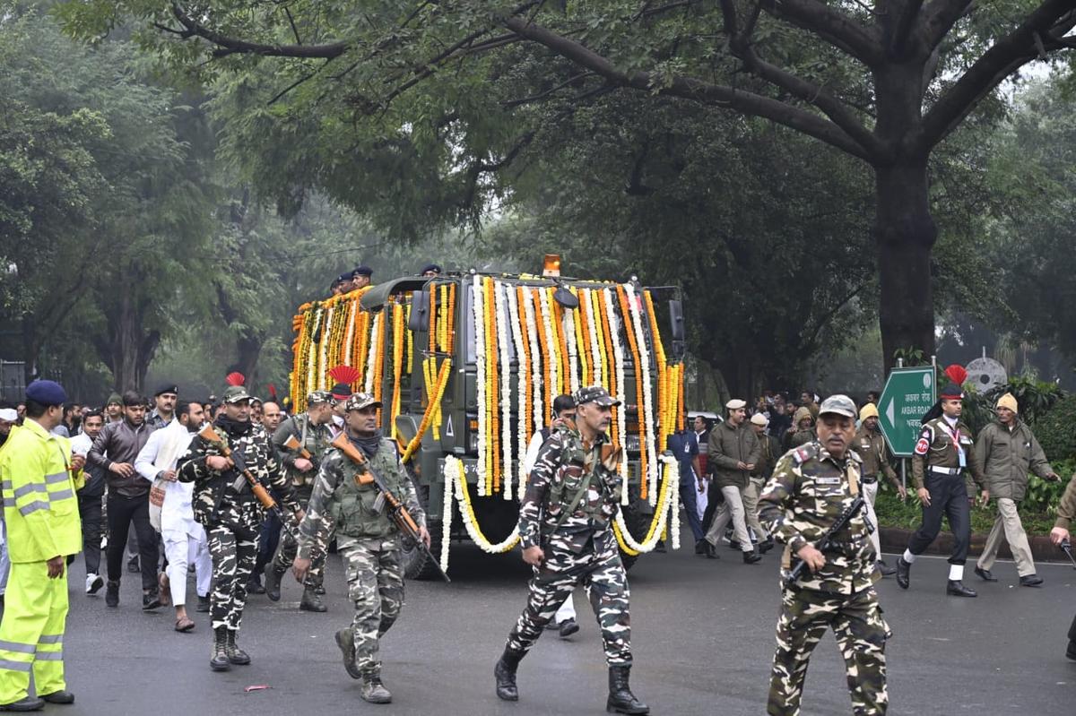 Manmohan Singh Funeral LIVE: Former Prime Minister Manmohan Singh’s ...