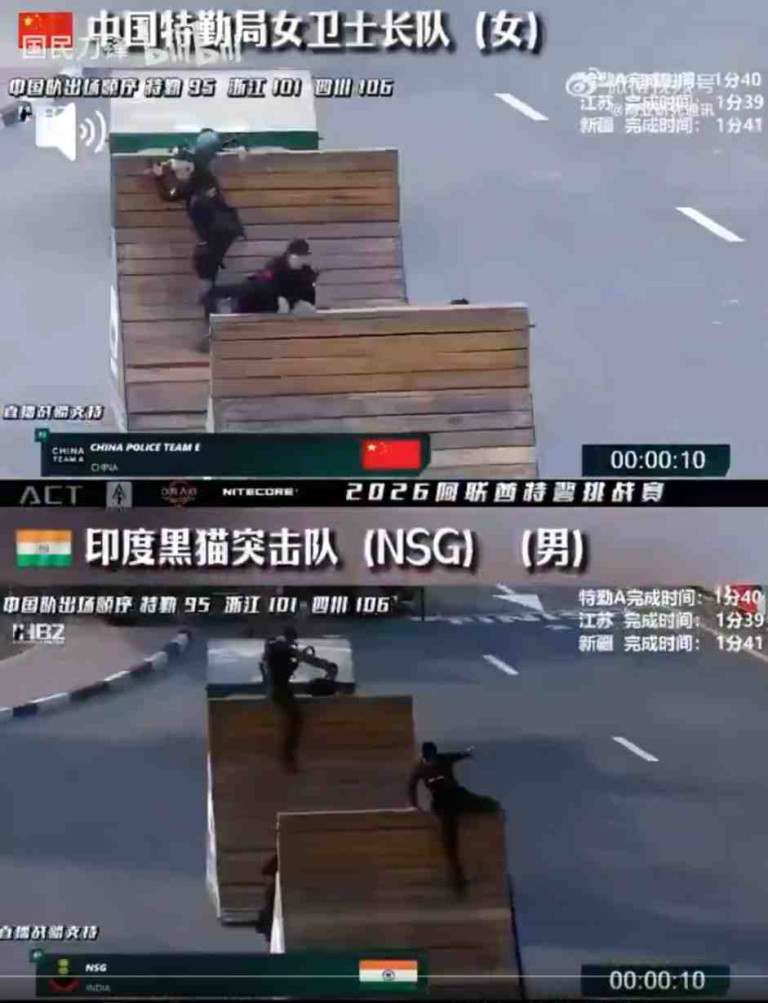 China’s All-Female SWAT Squad Outpaces India’s Elite NSG in UAE ...