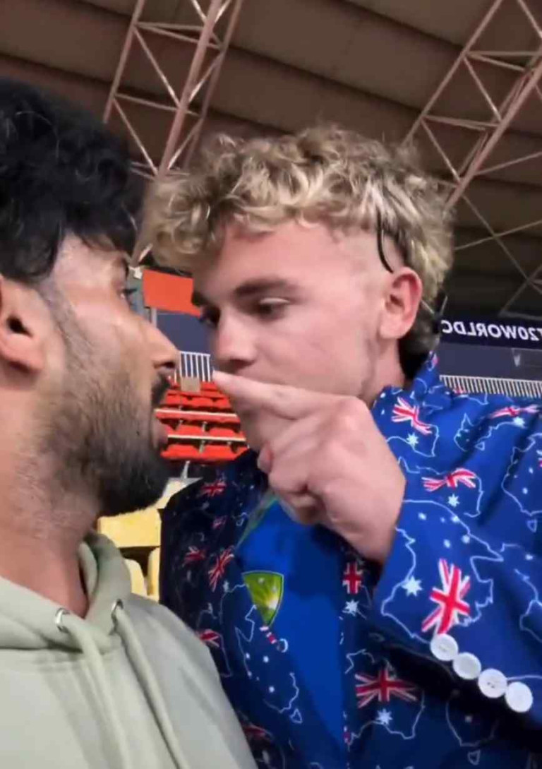 Viral Standoff: Banter Turns Bitter as 'Sandpaper' Taunt Sparks Fan ...