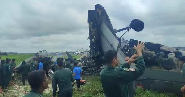 Indian Air Force AN-32 Transport Aircraft Crashes and Catches Fire ...